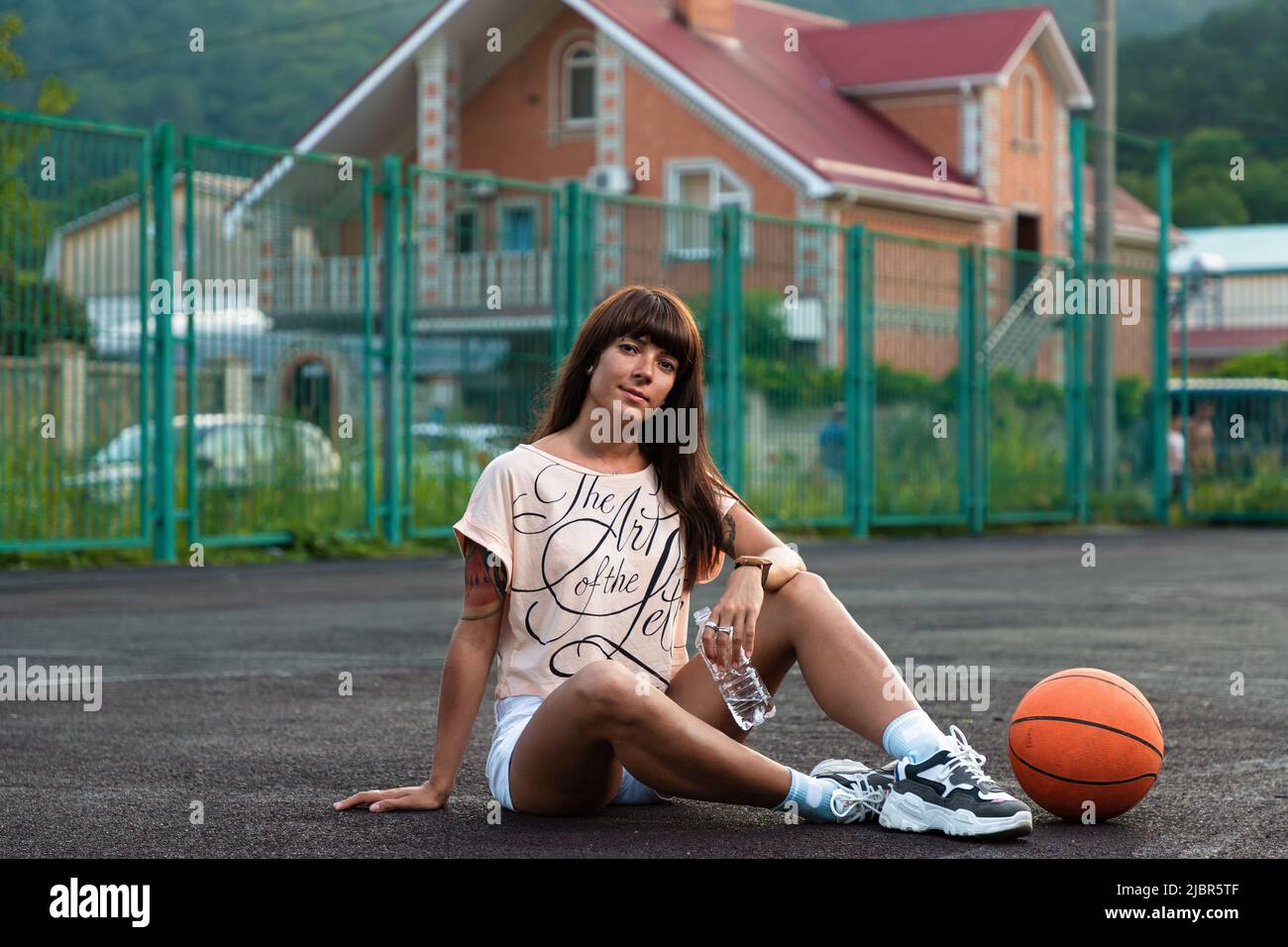 Cute Basketball Tattoos For Girls