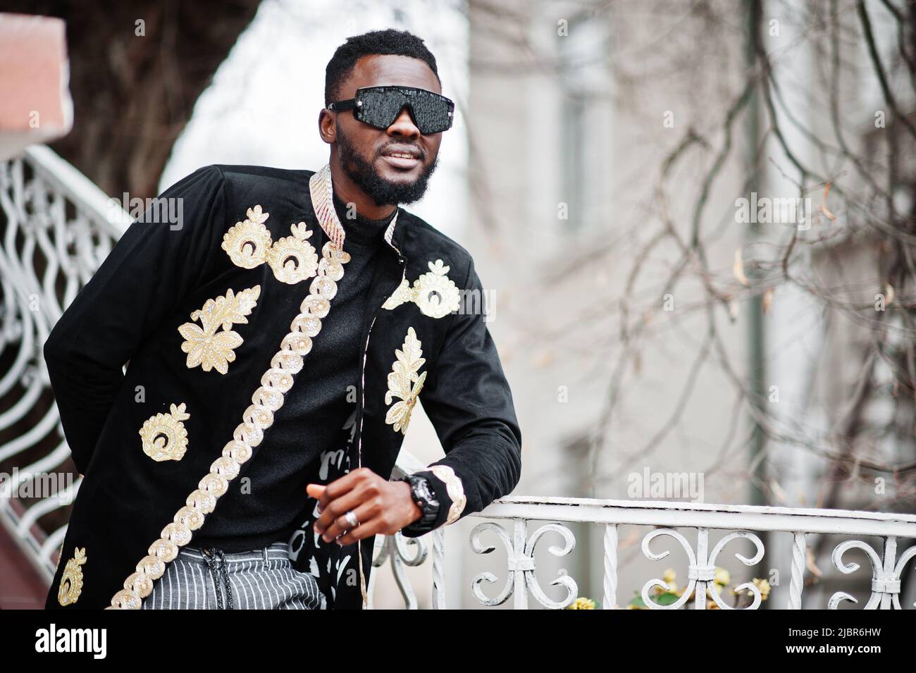Rich black south african man hi-res stock photography and images - Alamy