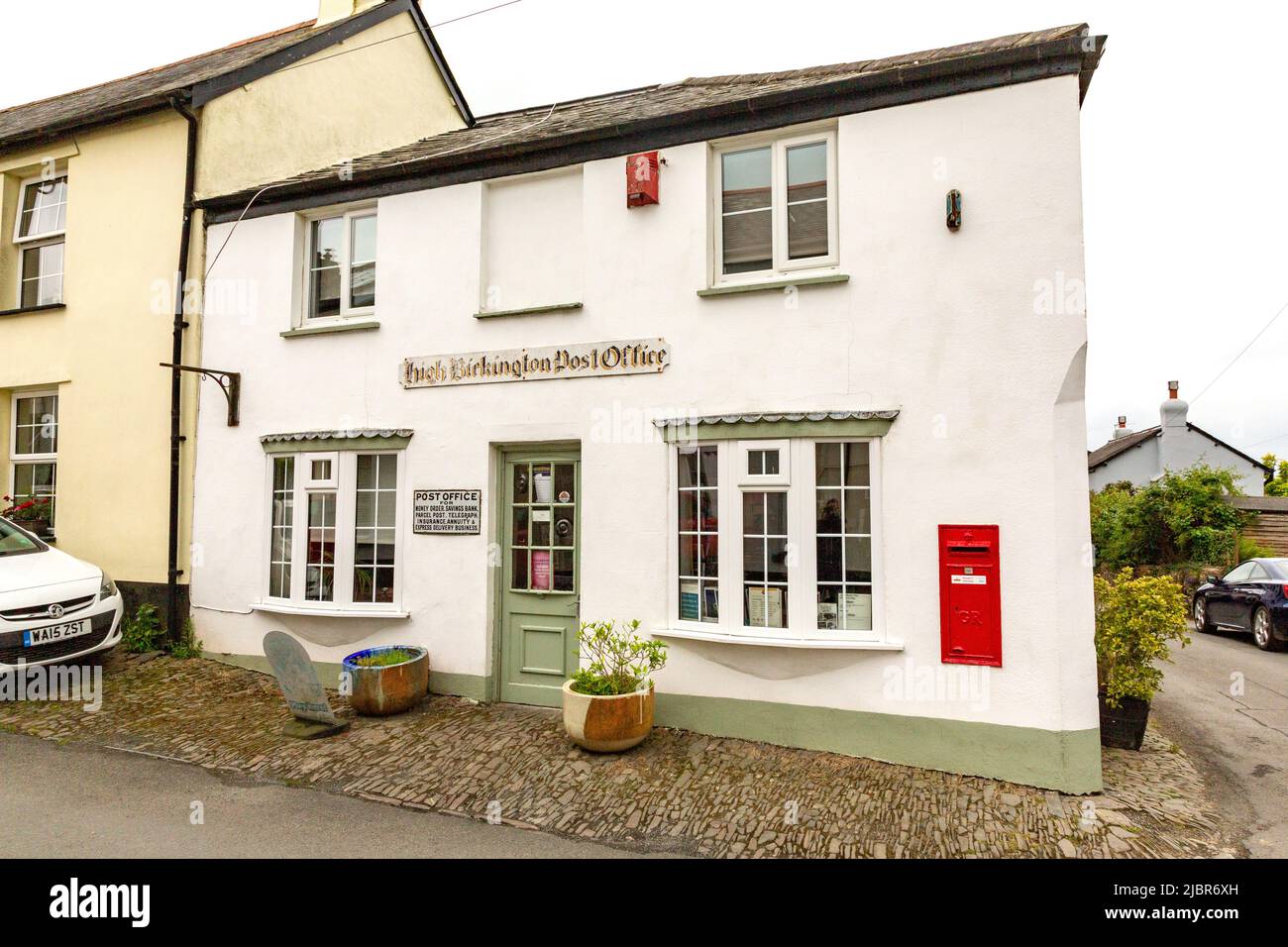 High Bickington Post Office, North Devon, England, United Kingdom Stock ...