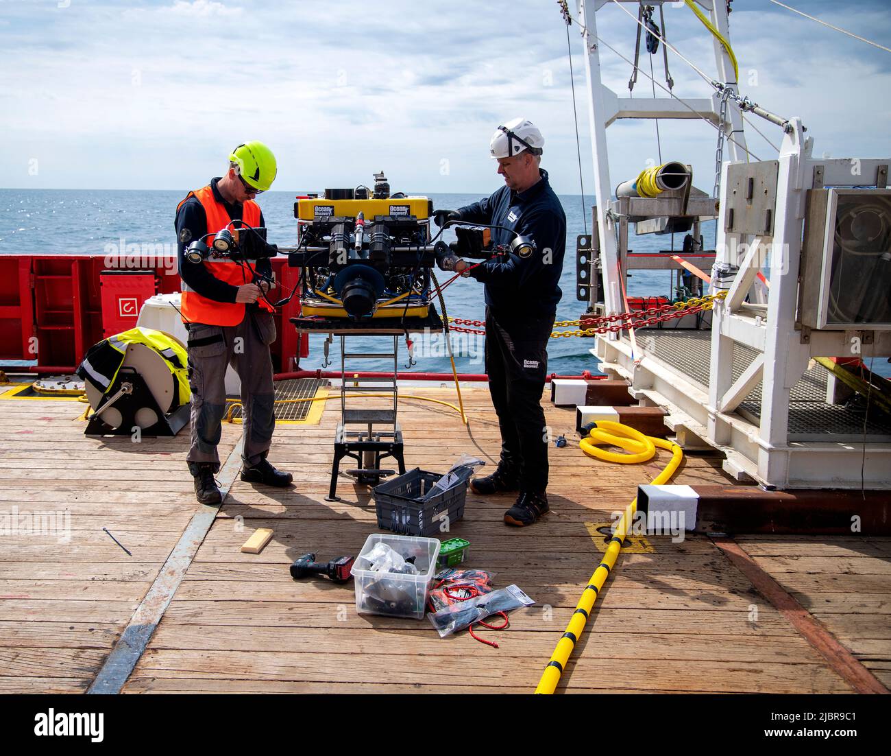 A new survey of M/S Estonia began on Tuesday, June 07, 2022, on board ...