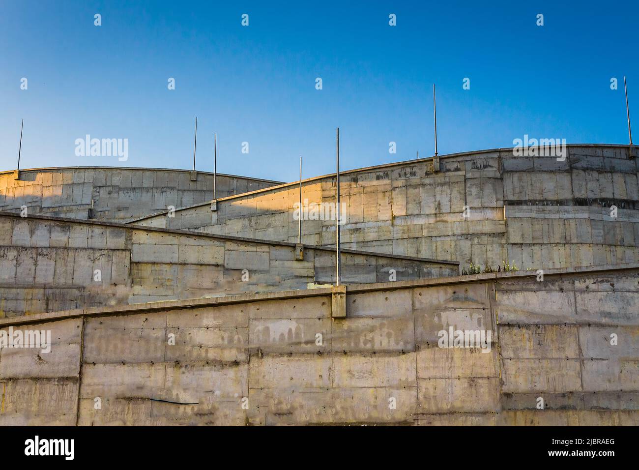 abstraction of diagonal lines of a concrete wall Stock Photo - Alamy