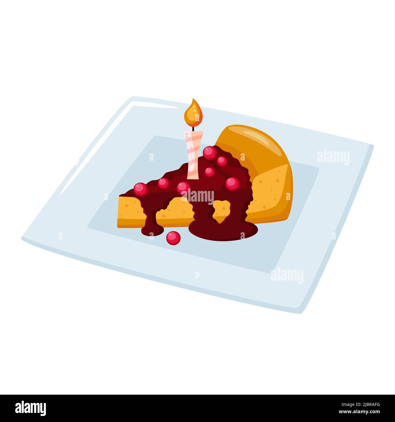 On decorated plate Stock Vector Images - Alamy