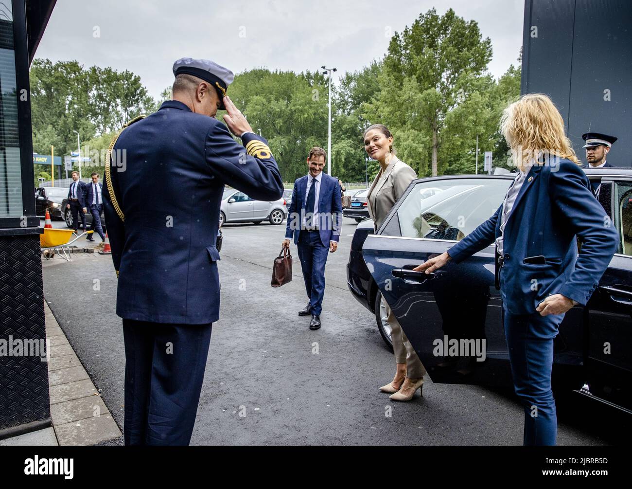 2022-06-08 10:58:46 ROTTERDAM - Crown Princess Victoria of Sweden ...