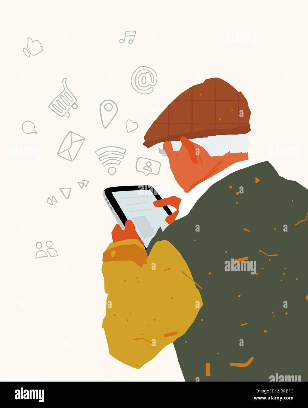 Close up graphic tablet Stock Vector Images - Alamy