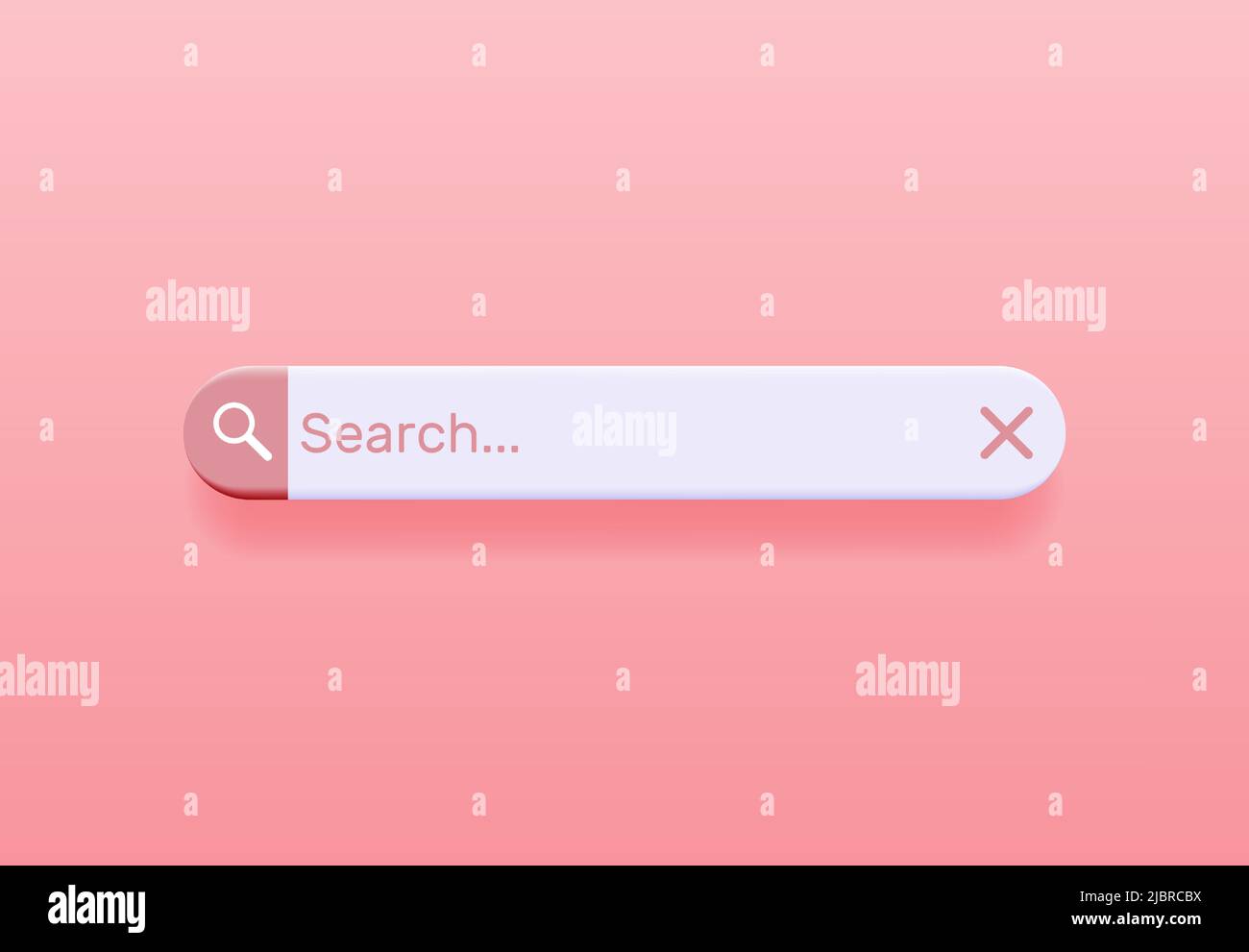 Pink search icon 3d Stock Vector Images - Alamy