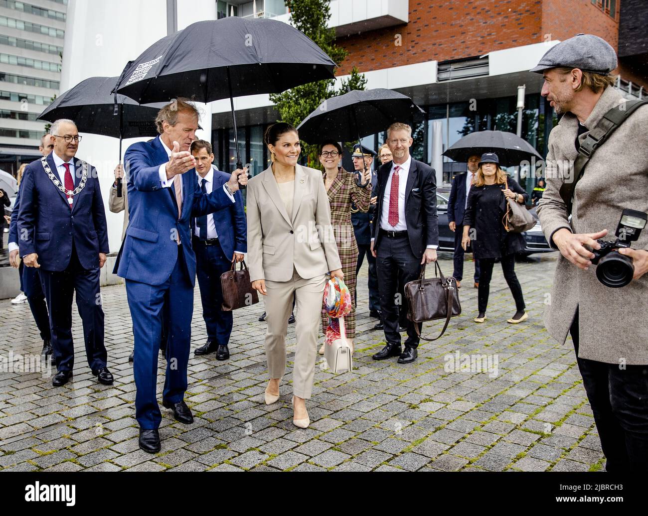 Swedish crown princess victoria arrives hi-res stock photography and ...