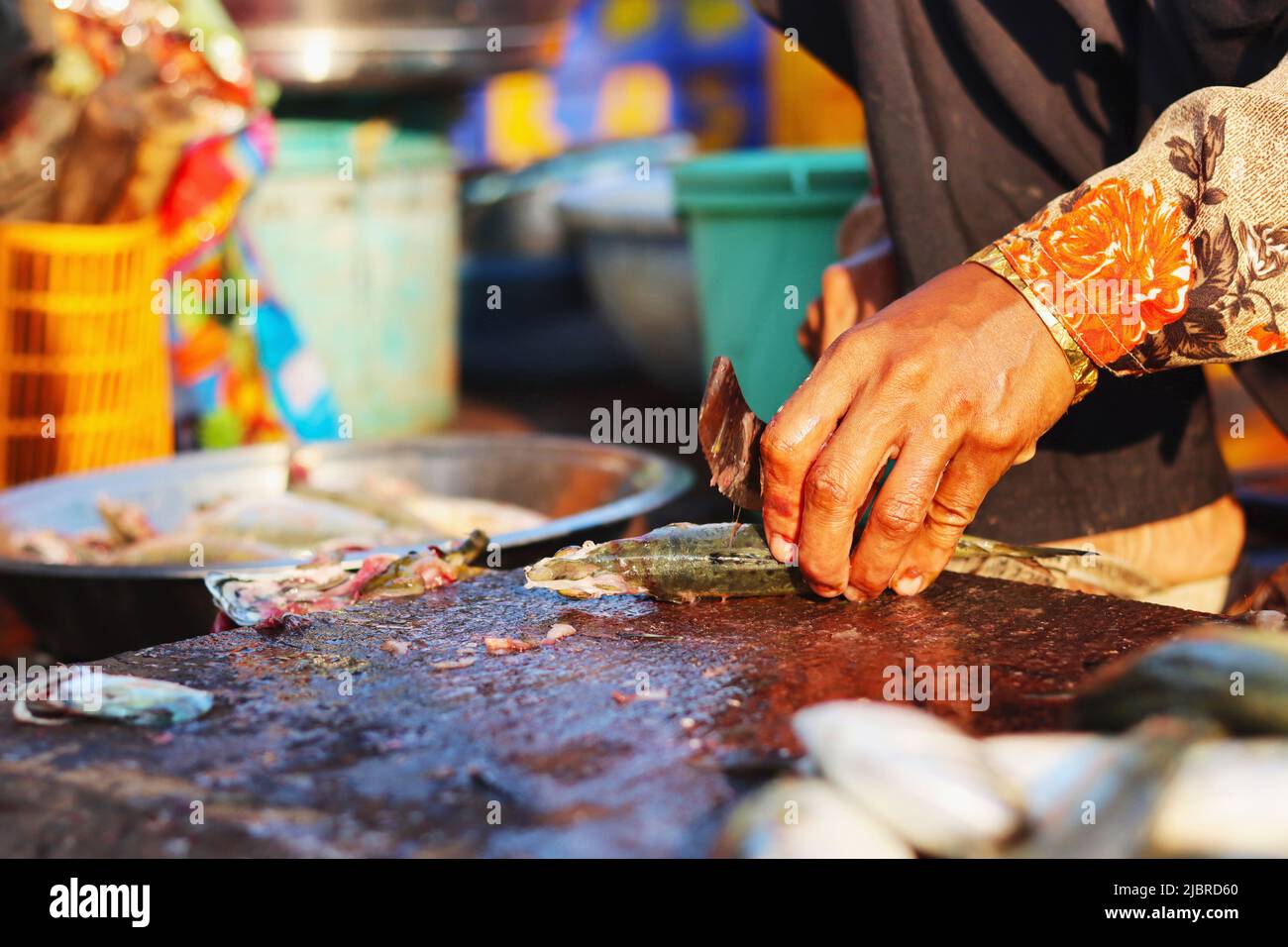 Mirkarwada jetty fish market hi-res stock photography and images - Alamy