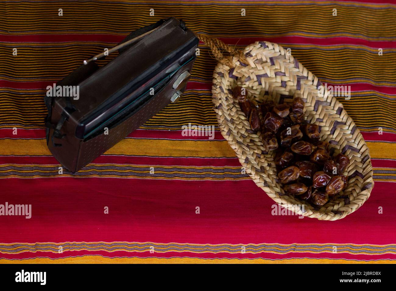 Traditional Omani dates displayed in Nizwa, Oman, highlighting local ...