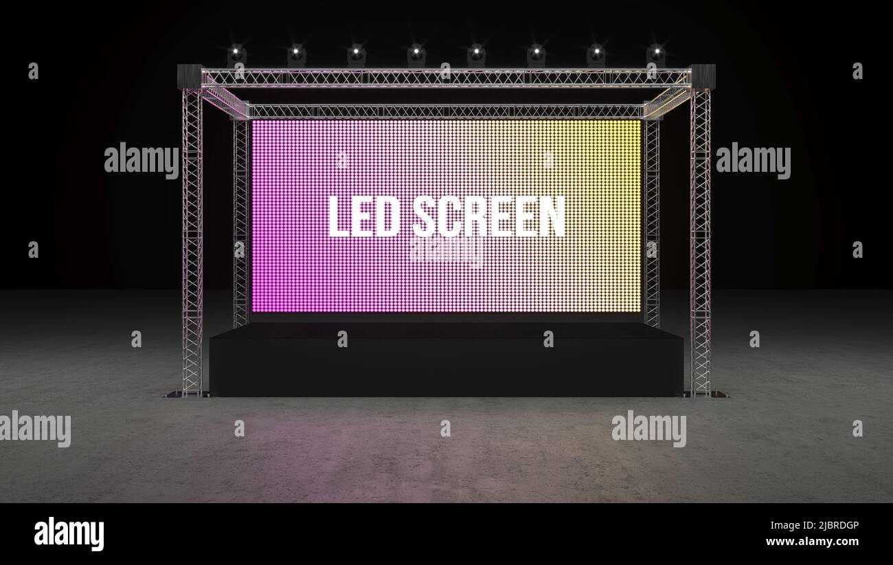 LED stage design Stock Photo - Alamy