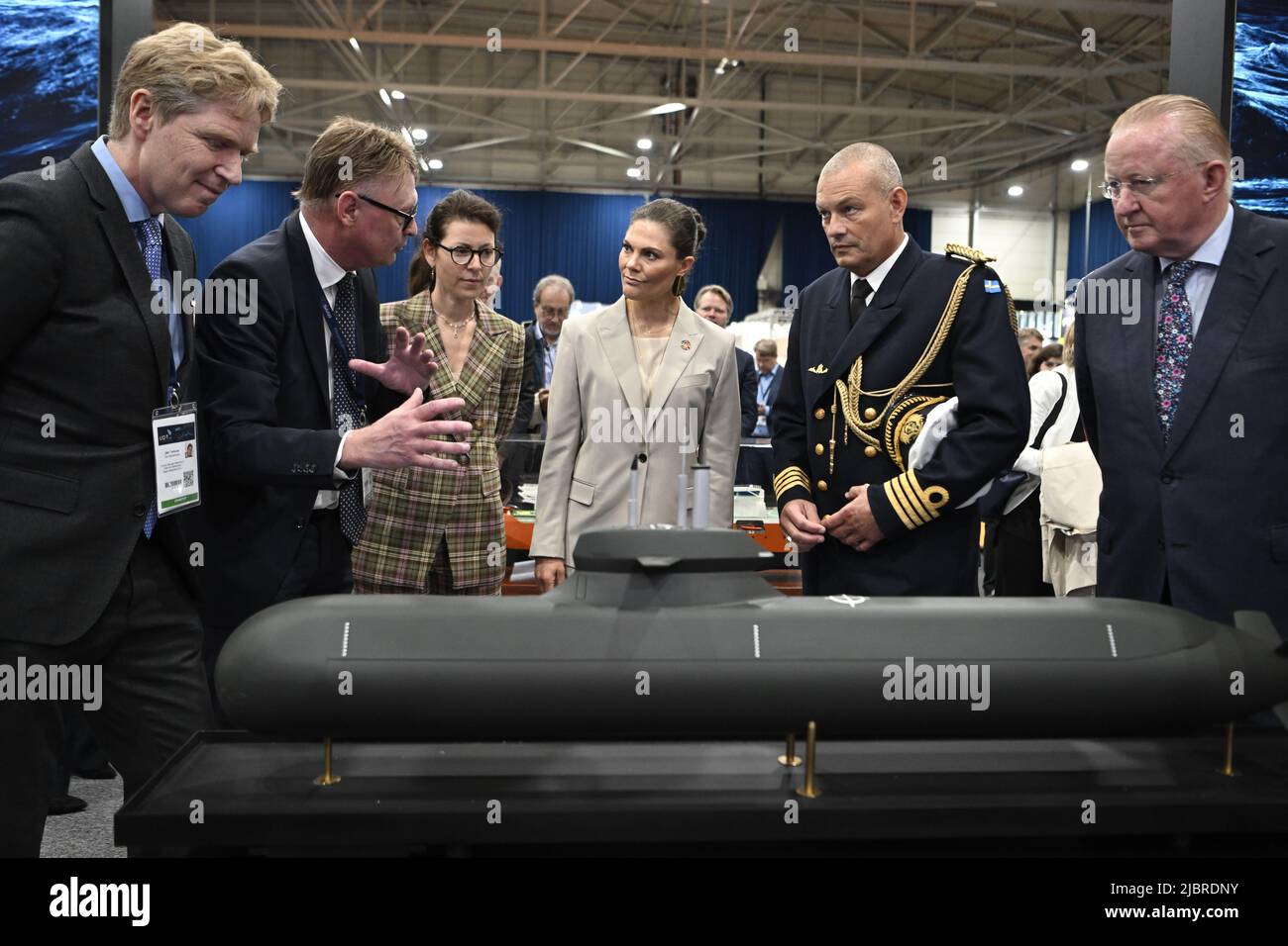 Rotterdam, Netherlands. 08th June, 2022. Crown Princess Victoria visits ...