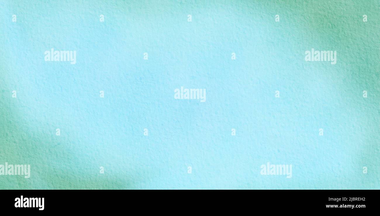 Watercolor background with blue and green pastel color on canvas paper ...