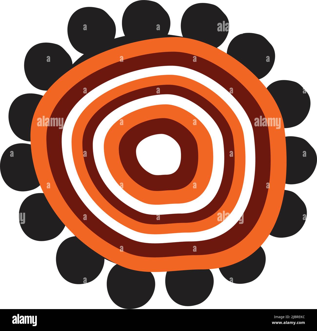 Aboriginal art icon design vector template Stock Vector Image & Art - Alamy