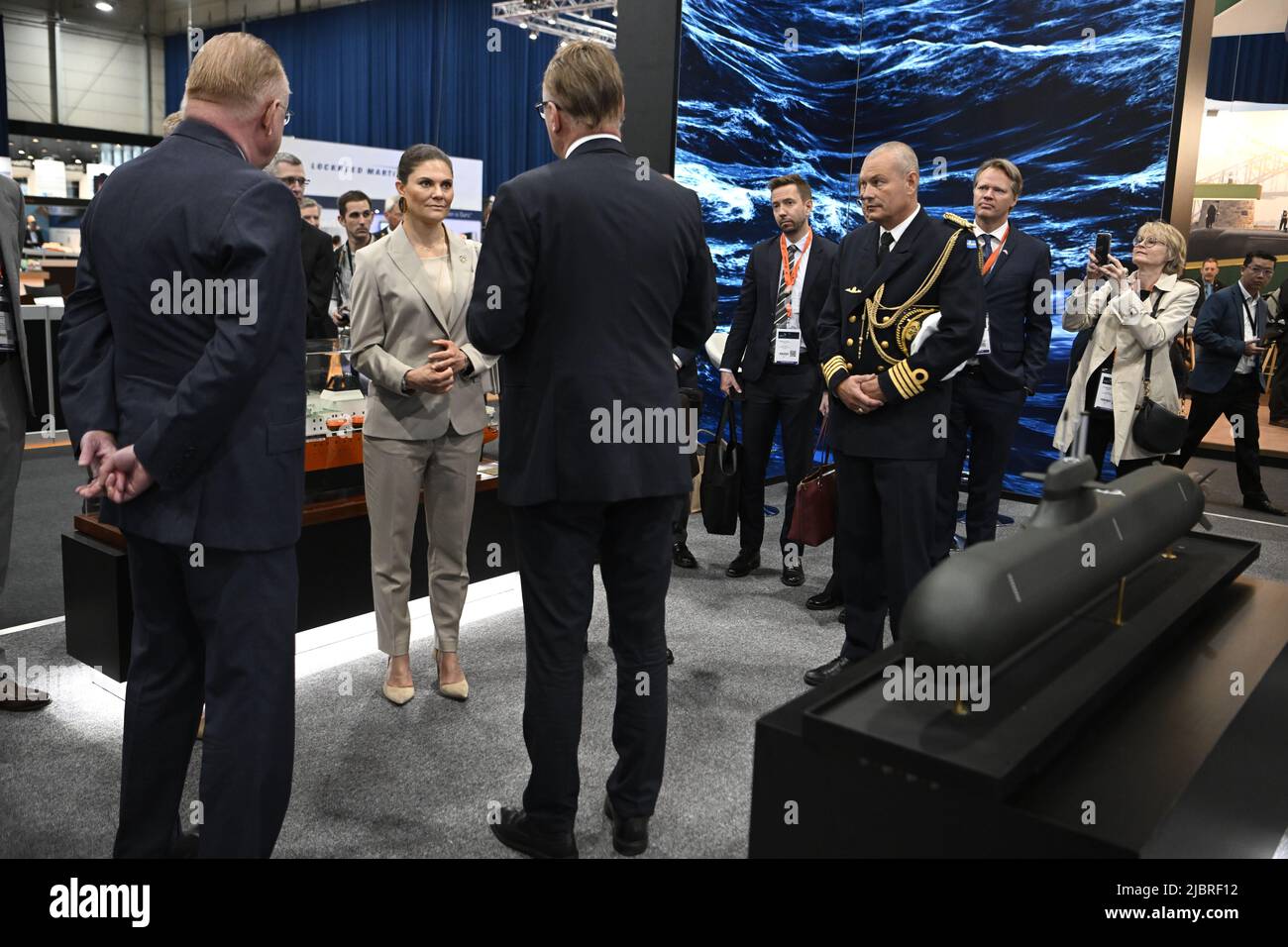 Crown Princess Victoria visits the Undersea Defence Technology ...