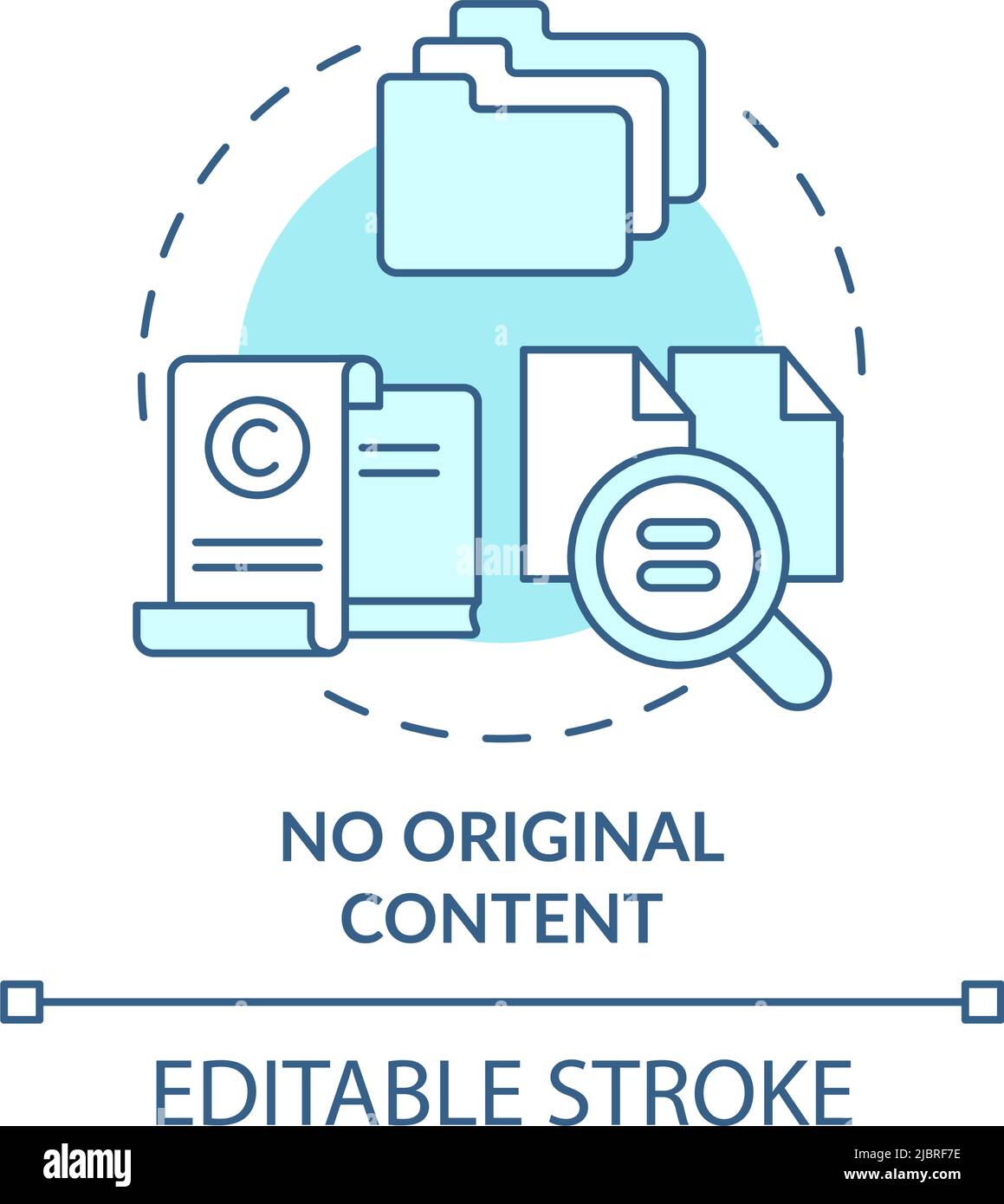 No original content turquoise concept icon Stock Vector Image & Art - Alamy