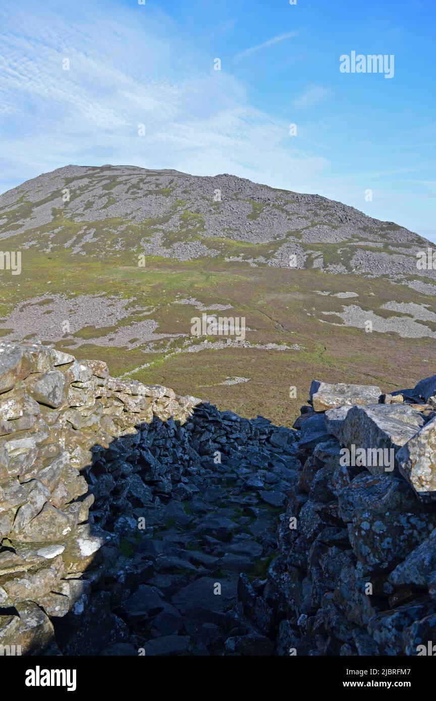 Tre'r Ceiri Hillfort near Llithfaen, Llyn Peninsula, Wales Stock Photo ...