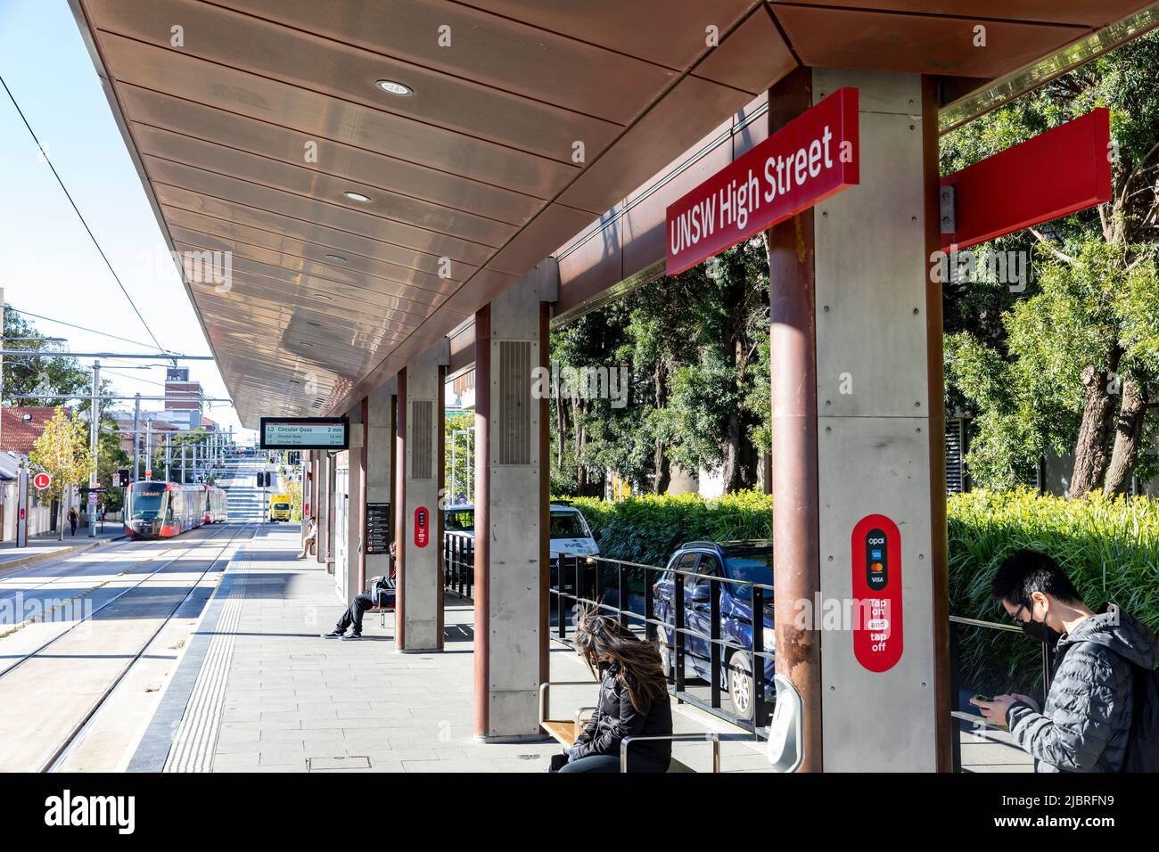 Unsw high street light rail station hi-res stock photography and images ...