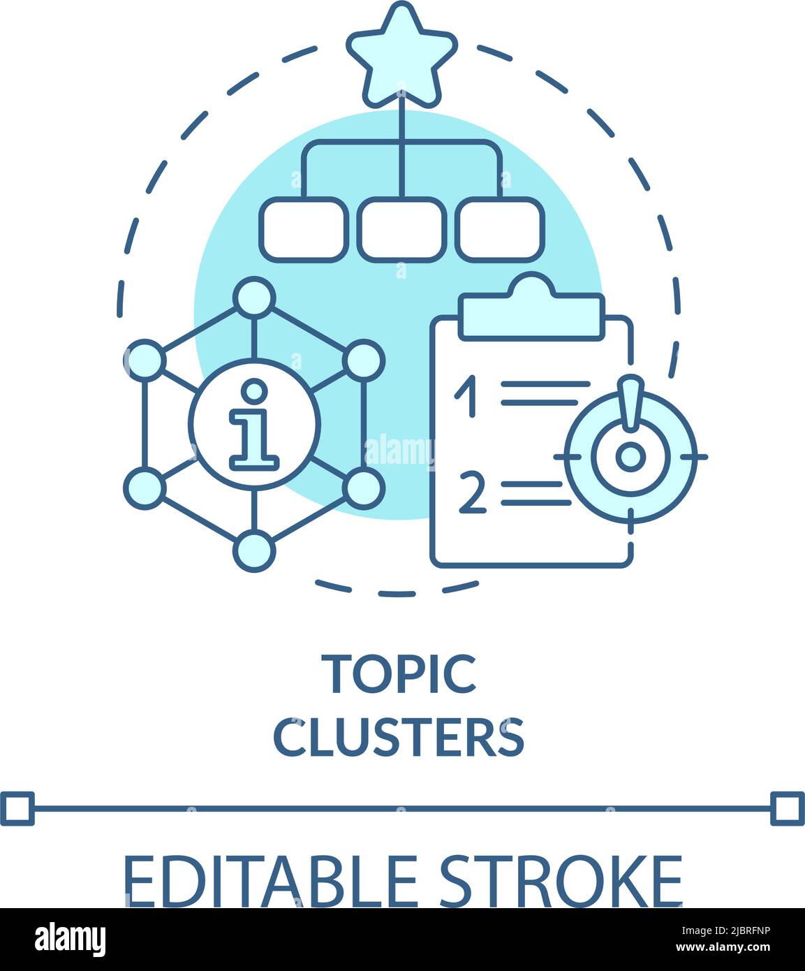 Data clusters Stock Vector Images - Alamy
