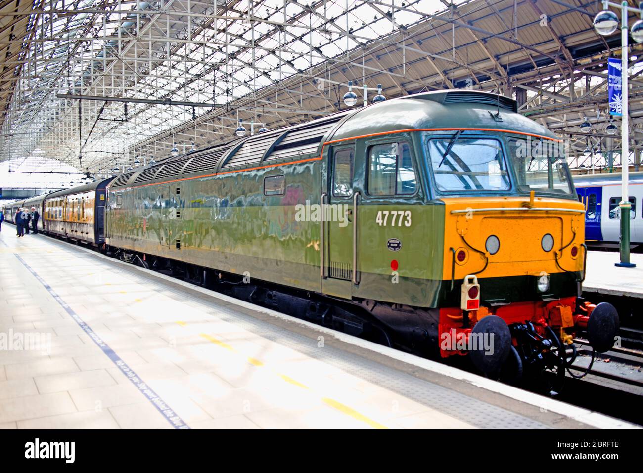 Class 47773 Locomotive on Charter Train, Piccadilly Station, Manchester ...