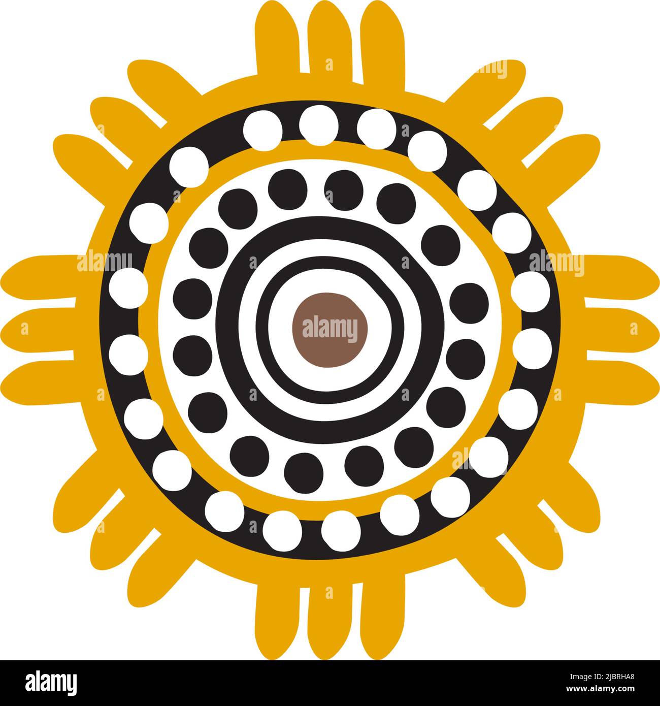 Aboriginal art icon design vector template Stock Vector Image & Art - Alamy
