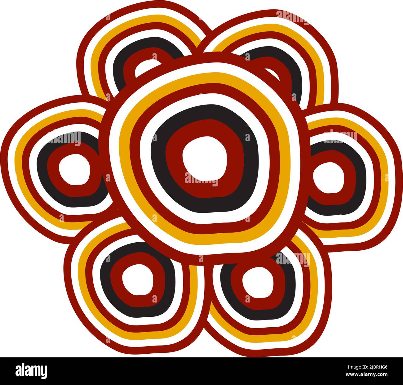 Aboriginal art icon design vector template Stock Vector Image & Art - Alamy