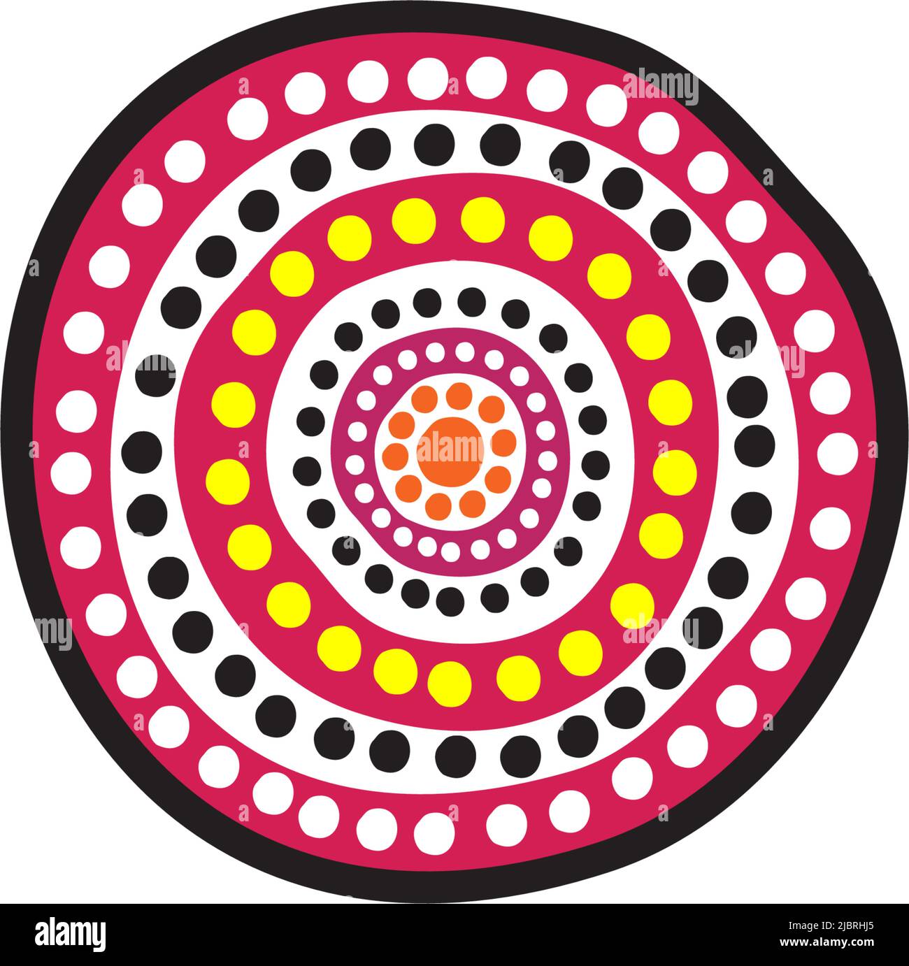 Aboriginal art icon design vector template Stock Vector Image & Art - Alamy