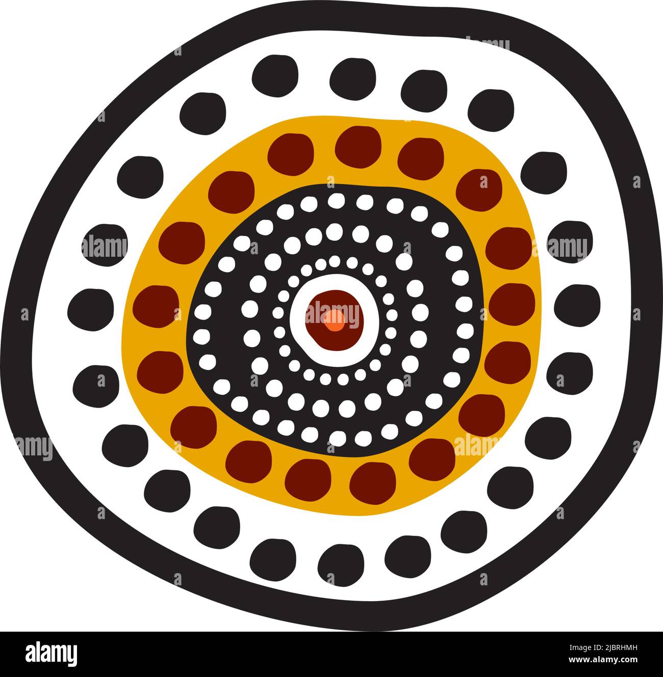 Aboriginal art icon design vector template Stock Vector Image & Art - Alamy
