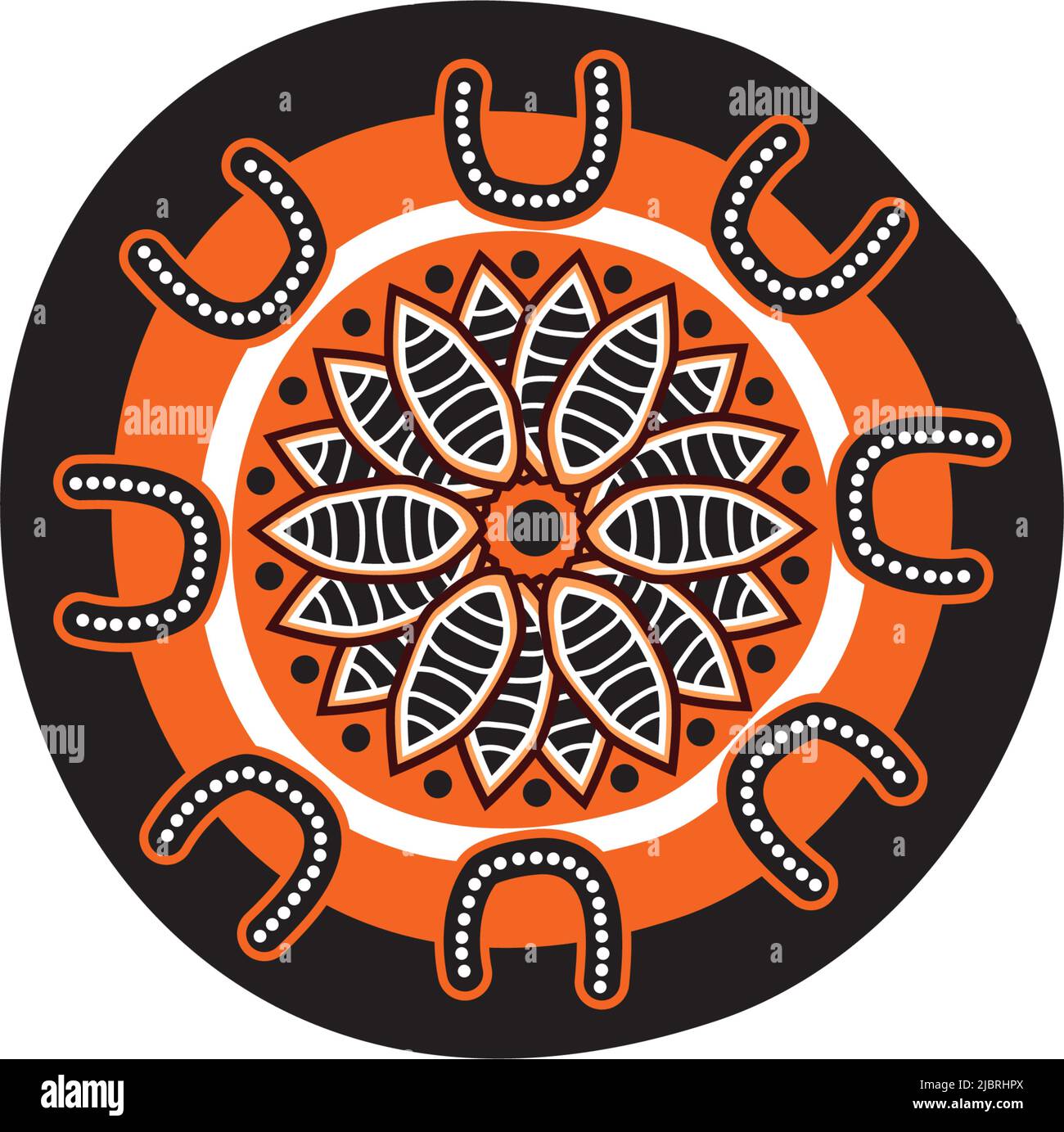 Aboriginal art icon design vector template Stock Vector Image & Art - Alamy