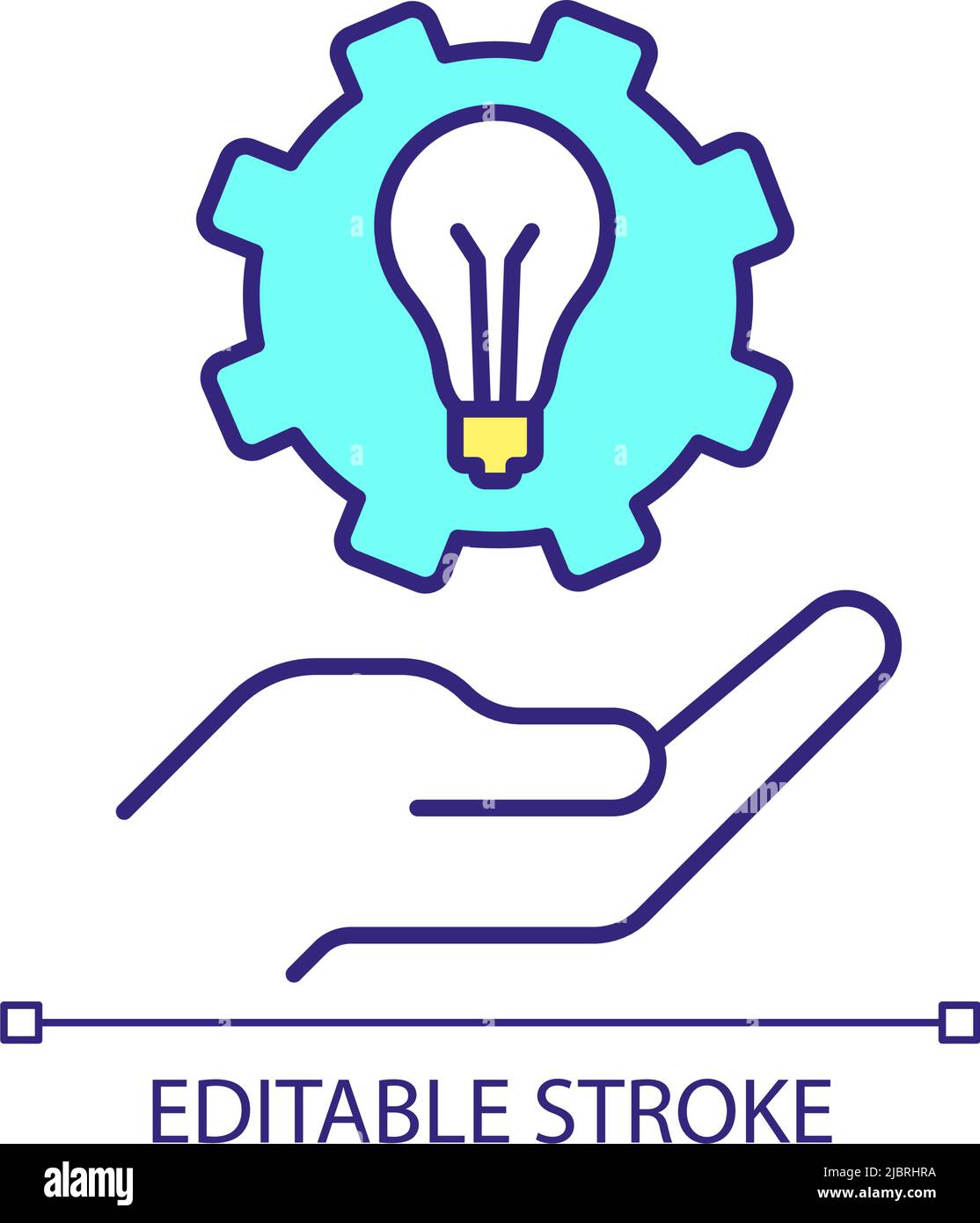 Innovative idea for business RGB color icon Stock Vector Image & Art ...