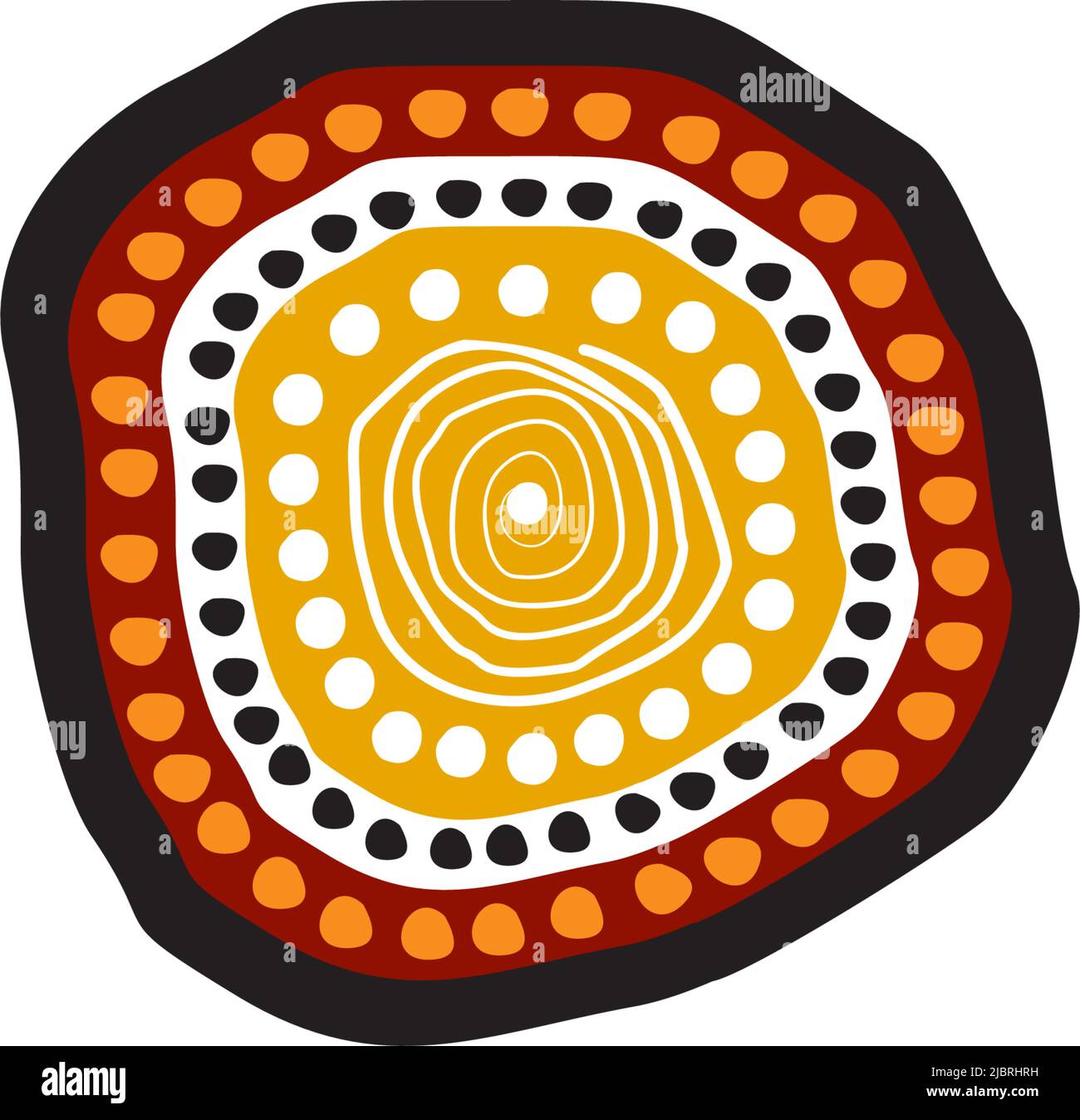 Aboriginal art icon design vector template Stock Vector Image & Art - Alamy