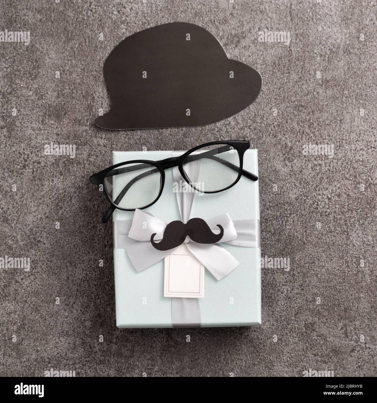 Father's day background design concept. Top view of paper decoration ...
