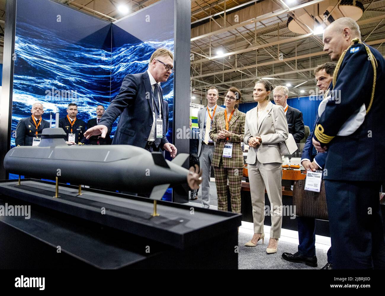 2022-06-08 11:06:29 ROTTERDAM - Crown Princess Victoria of Sweden ...