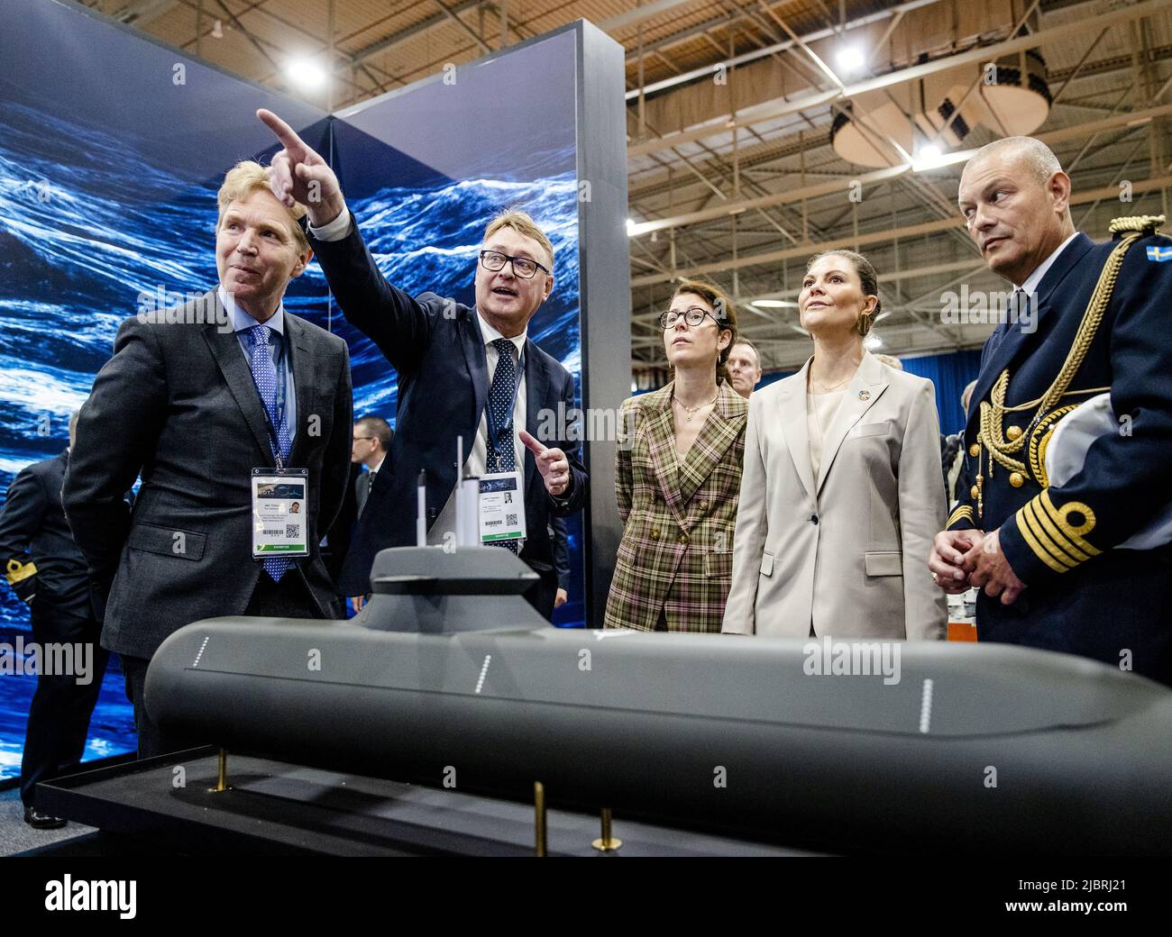 2022-06-08 11:16:33 ROTTERDAM - Crown Princess Victoria of Sweden ...