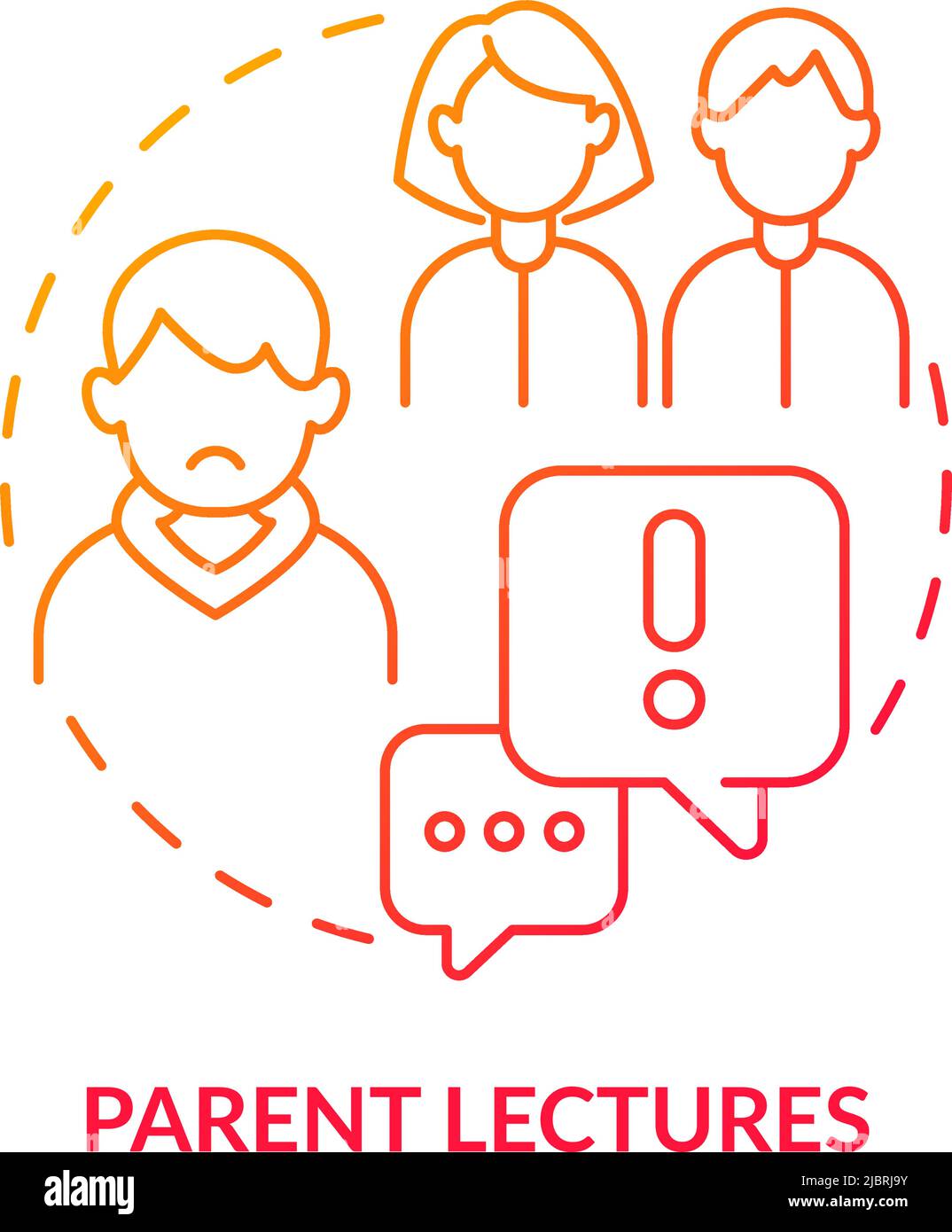 Child lecturing parent hi-res stock photography and images - Alamy