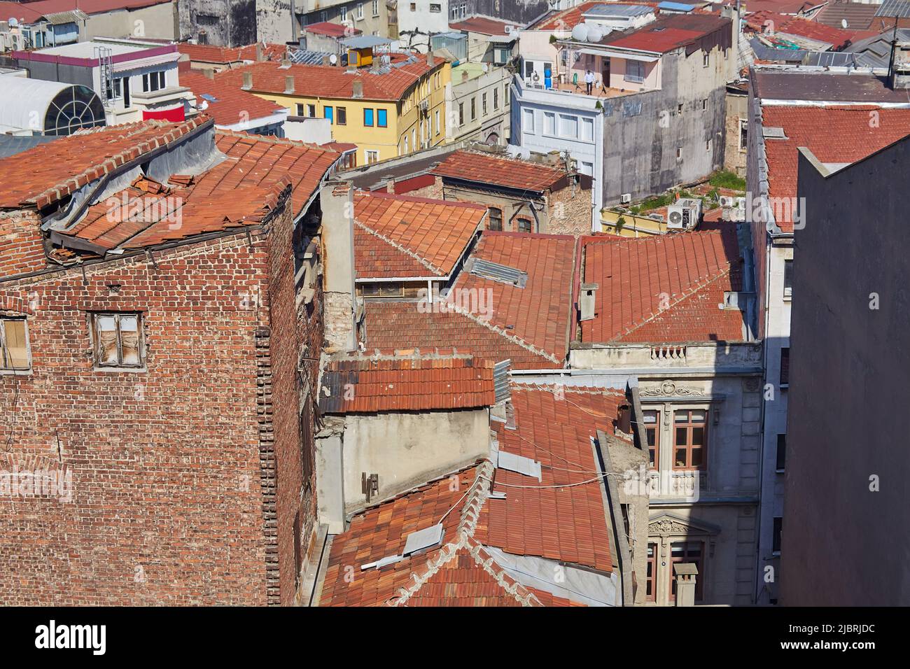 Astonishing view of Istanbul. Beautiful view of historic center of ...