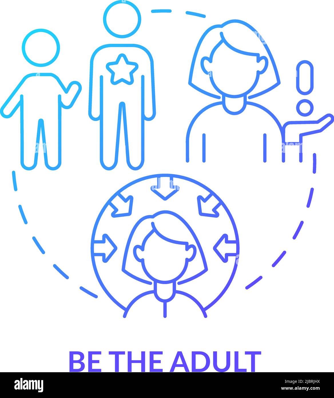 Role model teenager Stock Vector Images - Alamy