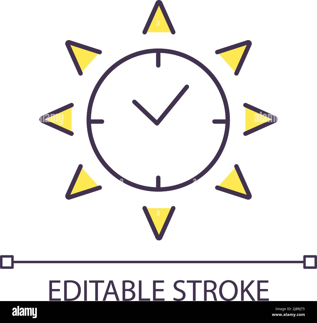 Day time RGB color icon Stock Vector Image & Art - Alamy