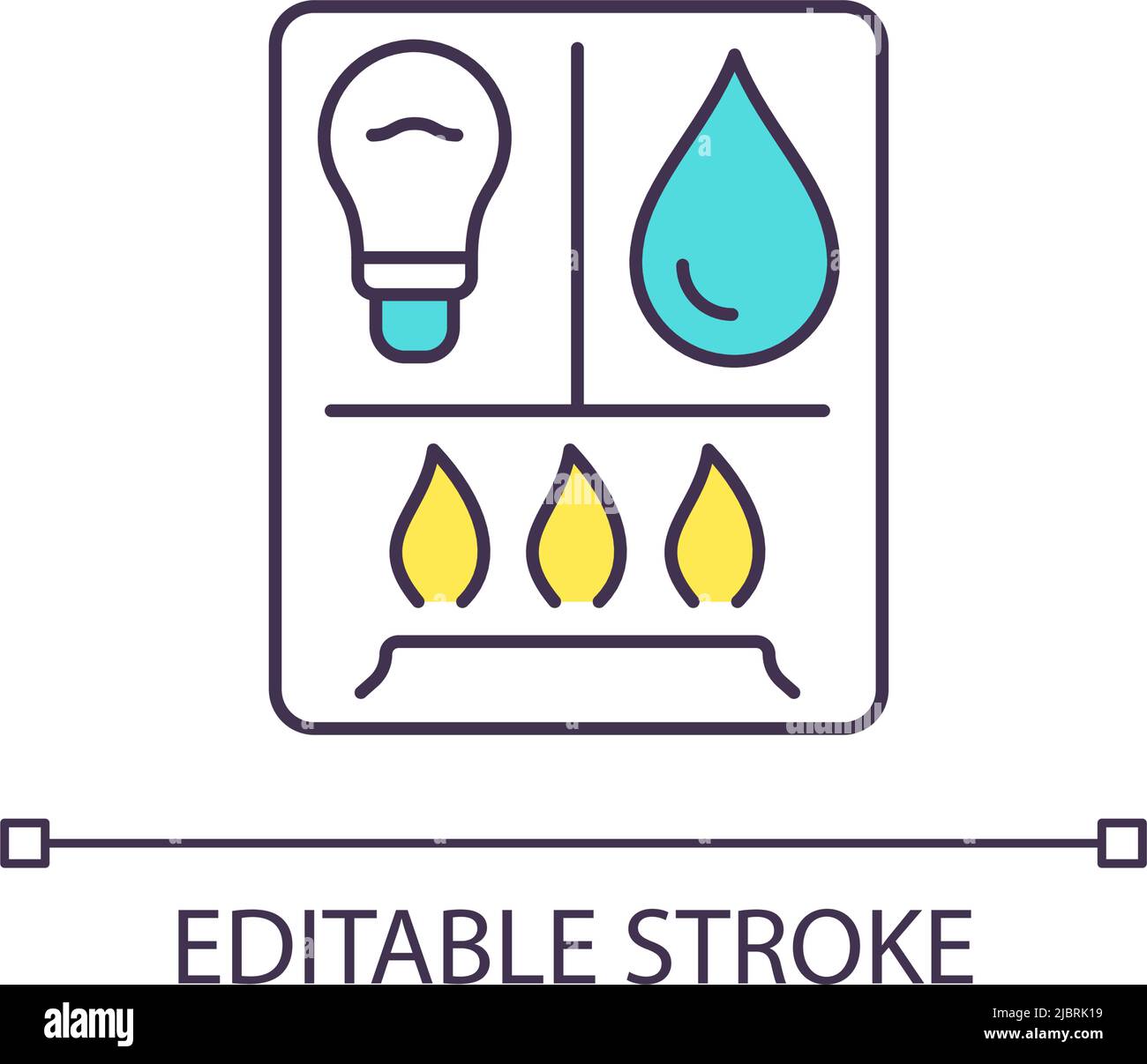 Communal water source Stock Vector Images - Alamy