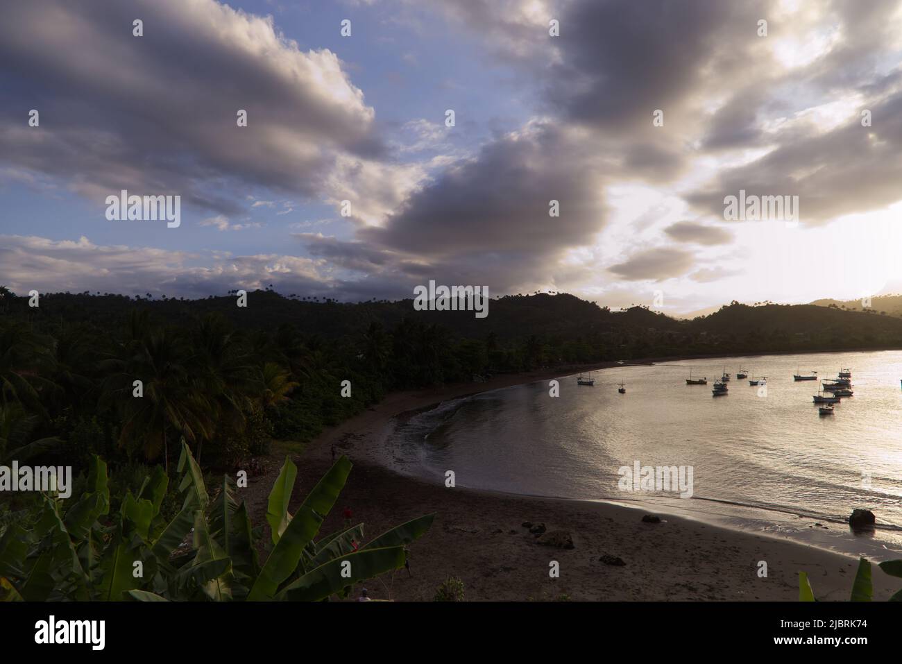 Baracoa Bay at sunset, Cuba Stock Photo - Alamy