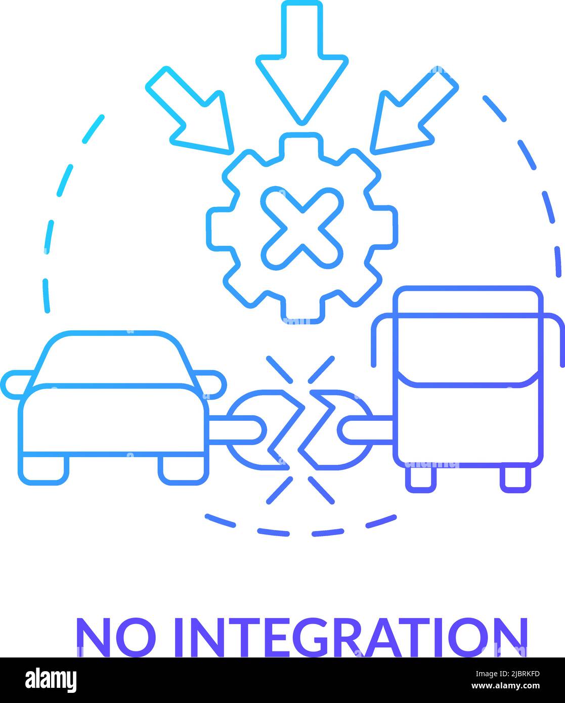 No integration blue gradient concept icon Stock Vector Image & Art - Alamy No integration blue gradient concept icon Stock Vector Image & Art - Alamy