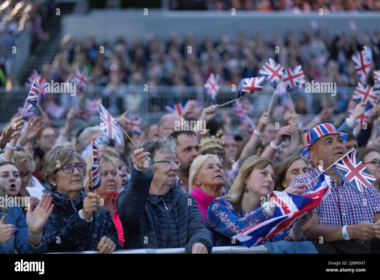 Platinum Jubilee Party at The Palace Concert, The Queen 70th Platinum ...
