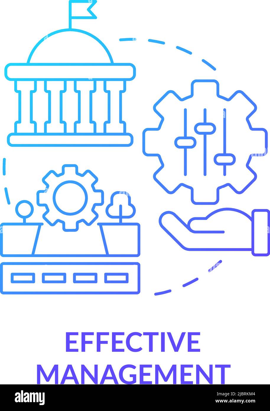 Effective management blue gradient concept icon Stock Vector Image ... Effective management blue gradient concept icon Stock Vector Image ...