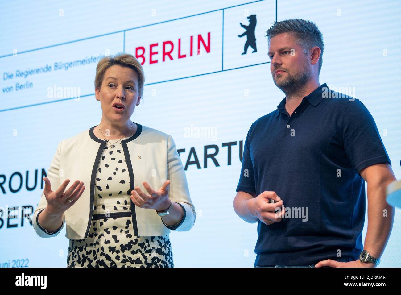 Berlin, Germany. 08th June, 2022. Franziska Giffey (SPD), Governing ...