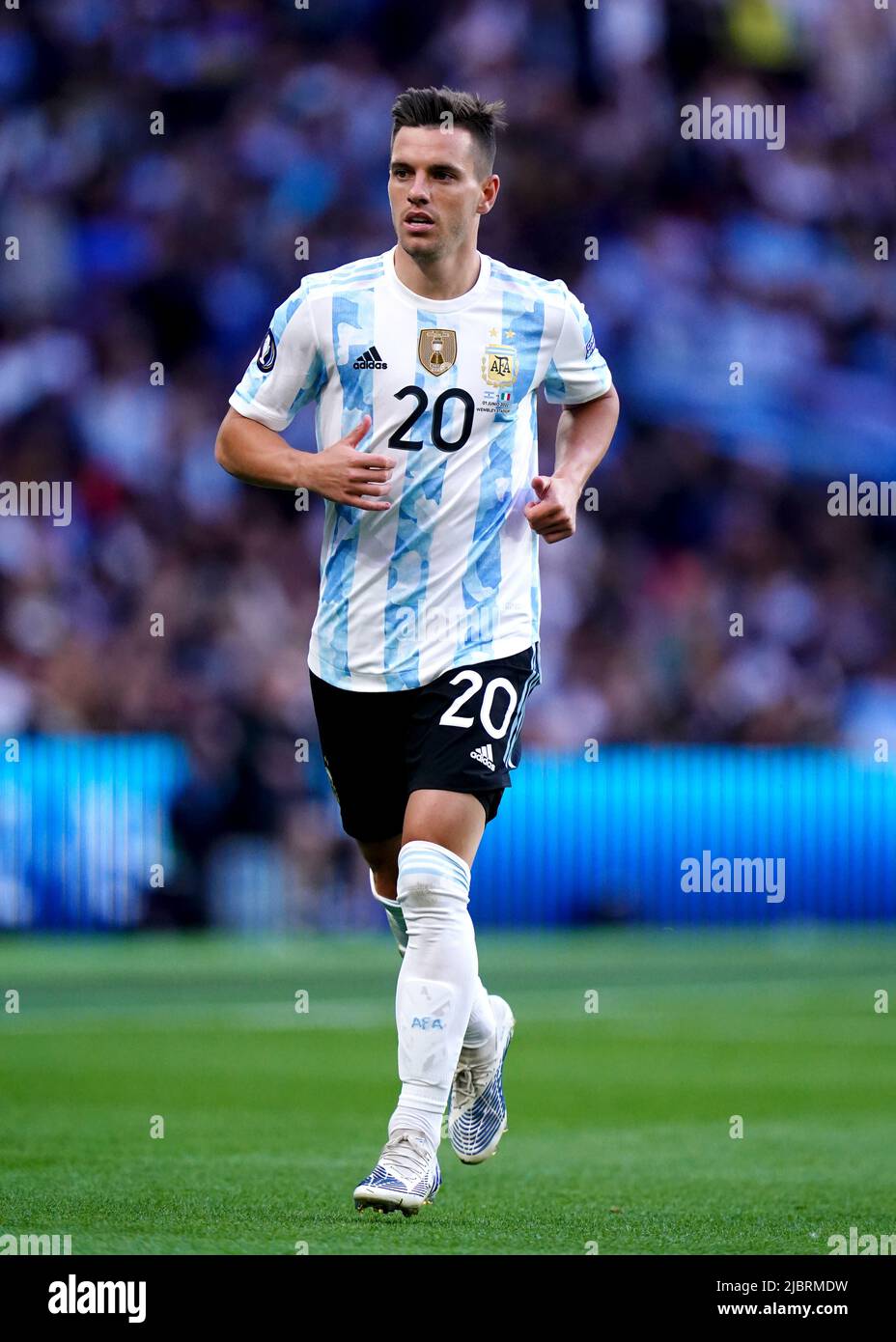 Argentina's Giovani Lo Celso during the Finalissima 2022 match at Wembley Stadium, London ...