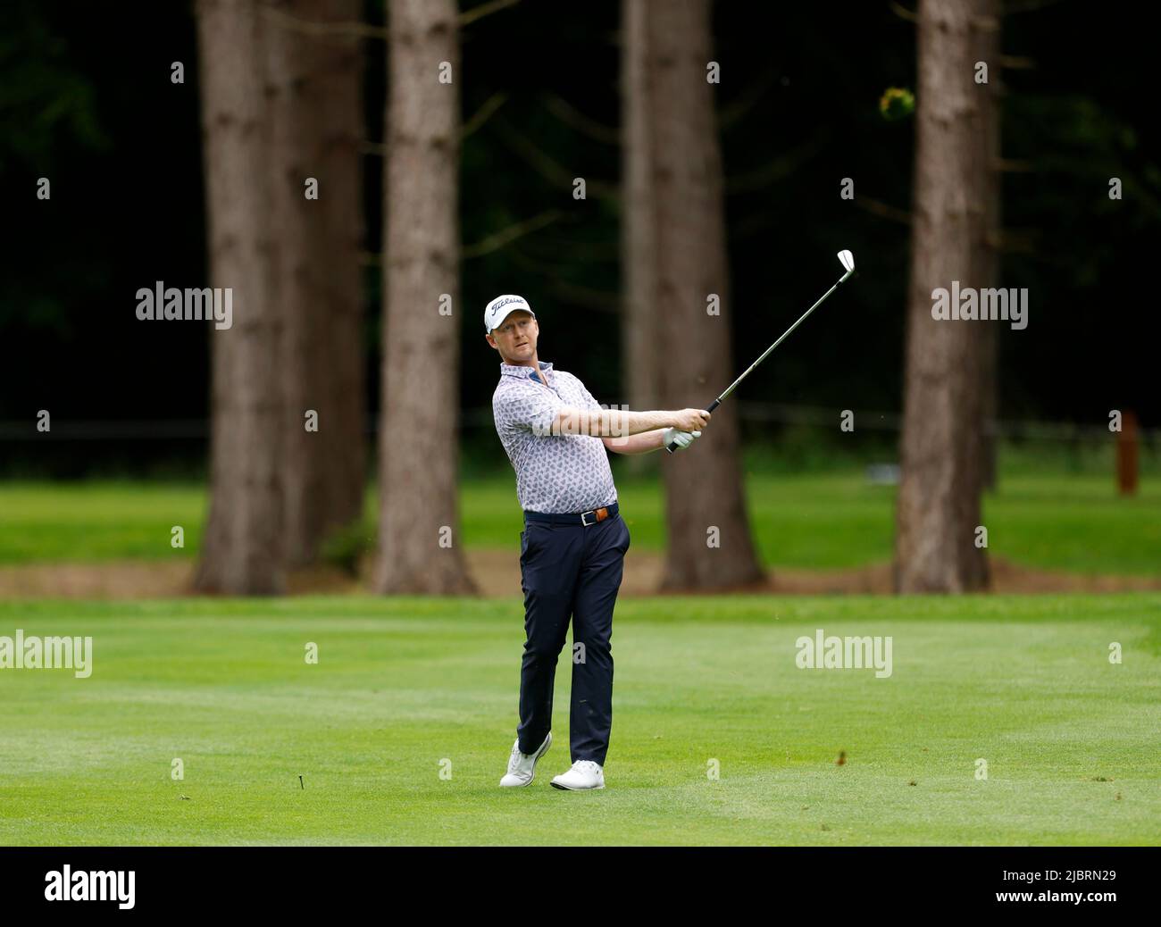 Justin Harding on the 3rd during the Pro-Am at the Centurion Club ...