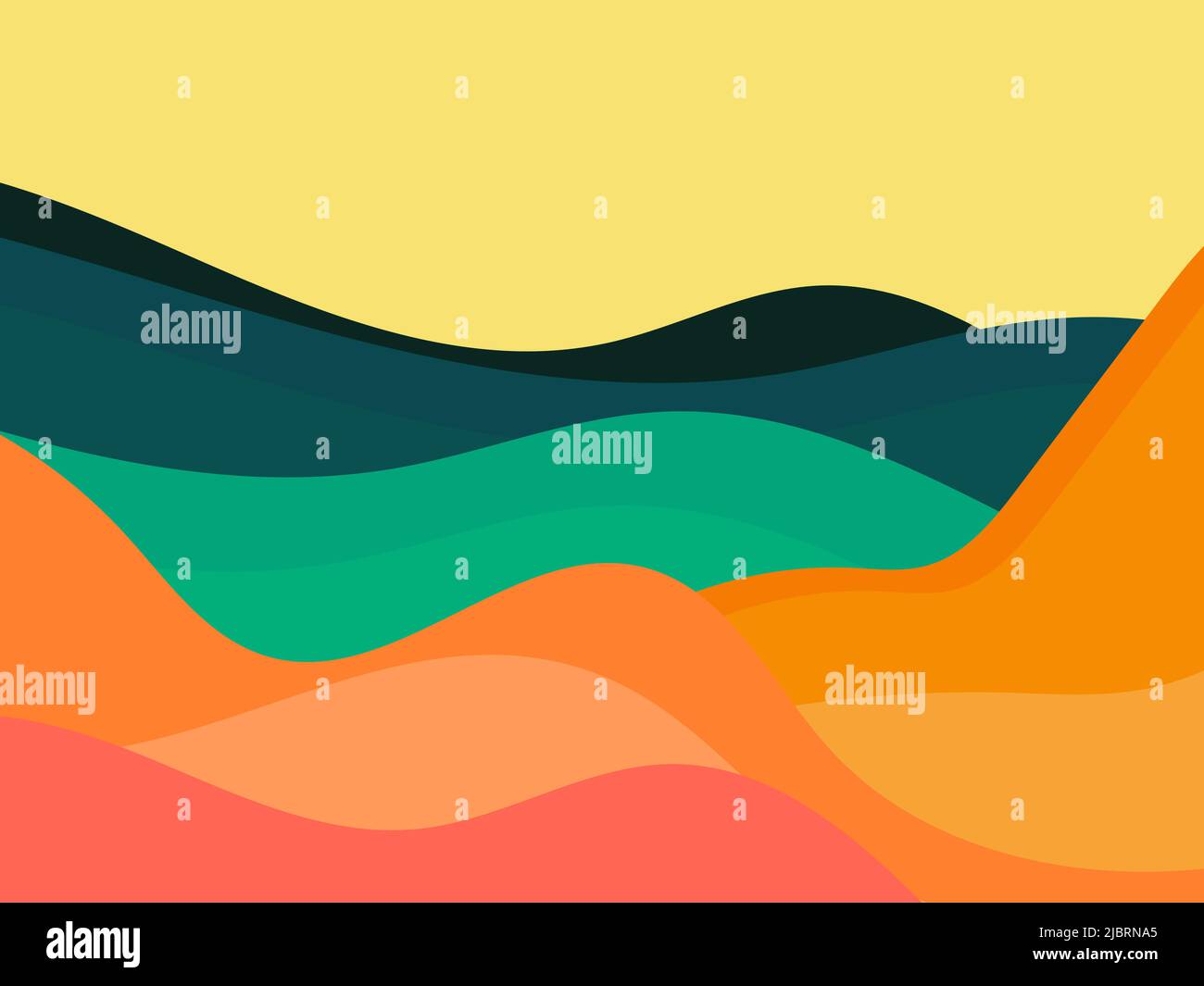 Mid terrain Stock Vector Images - Alamy