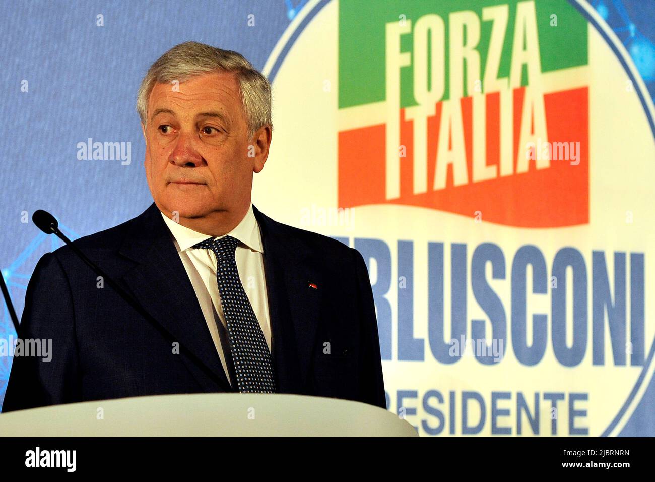 Antonio Tajani vice president of the European People's Party, during ...