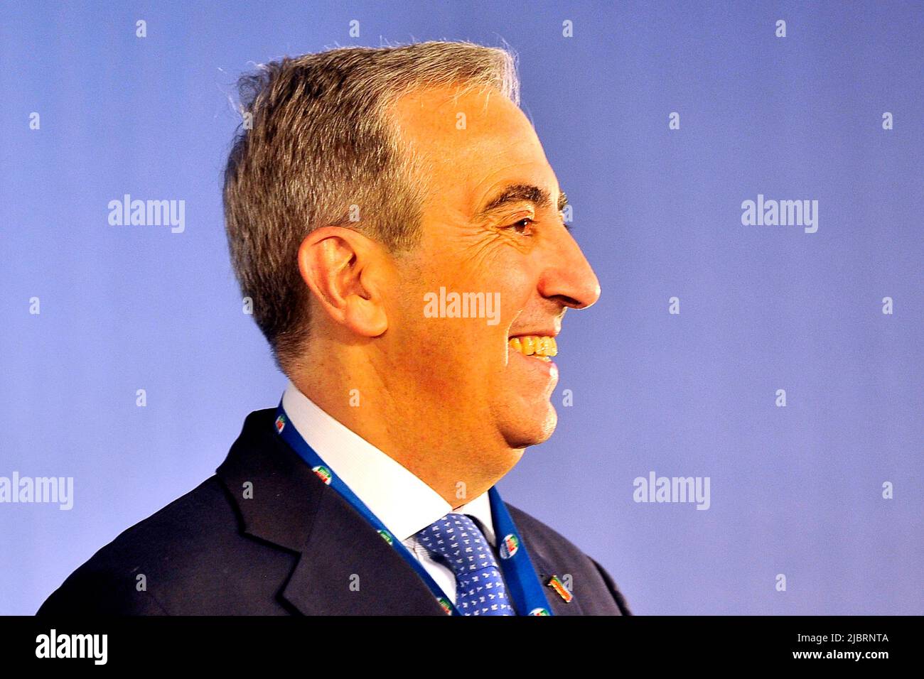 Maurizio Gasparri Senator of Italy, during the Forza Italia party event ...