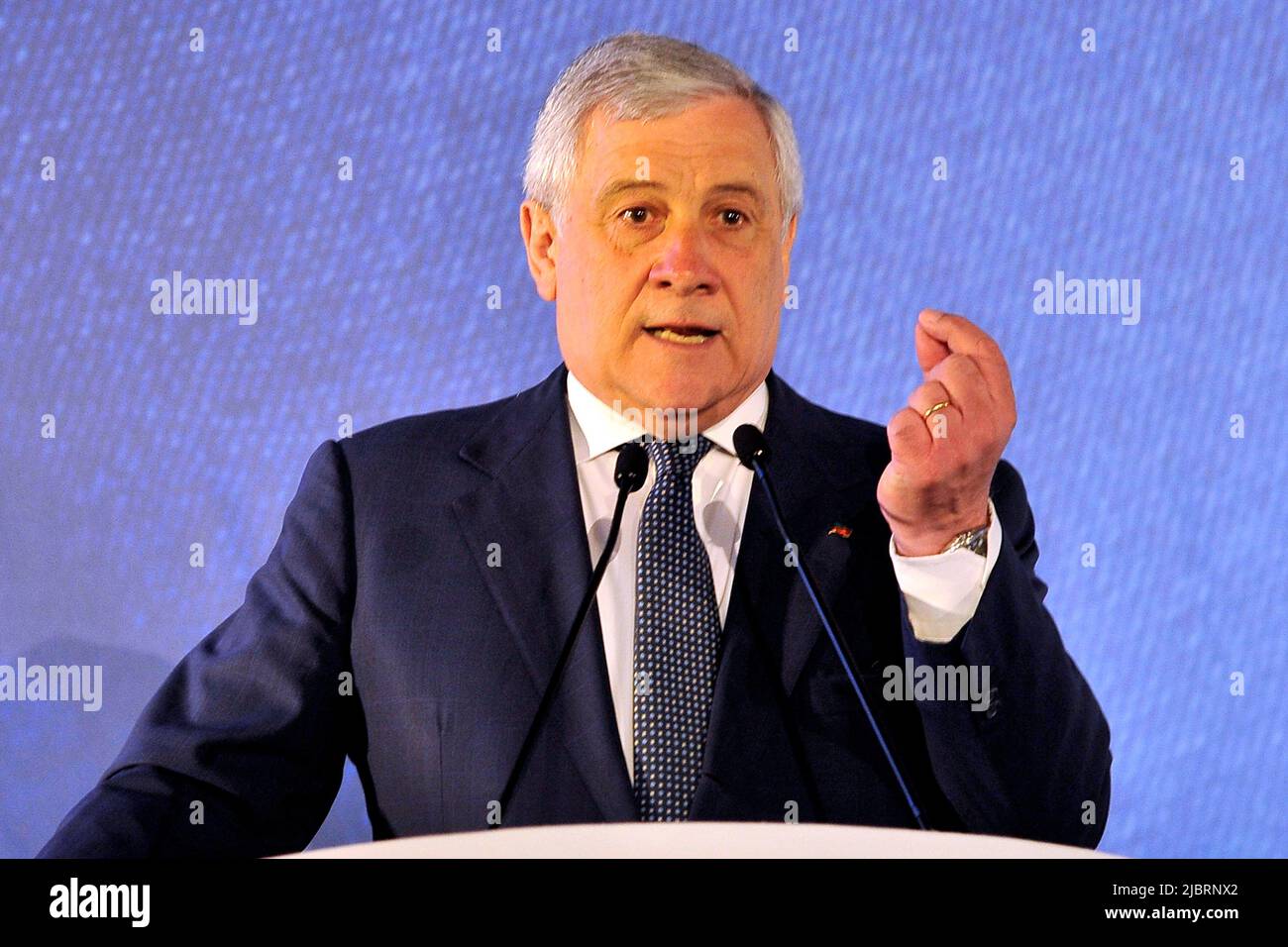 Antonio Tajani vice president of the European People's Party, during ...