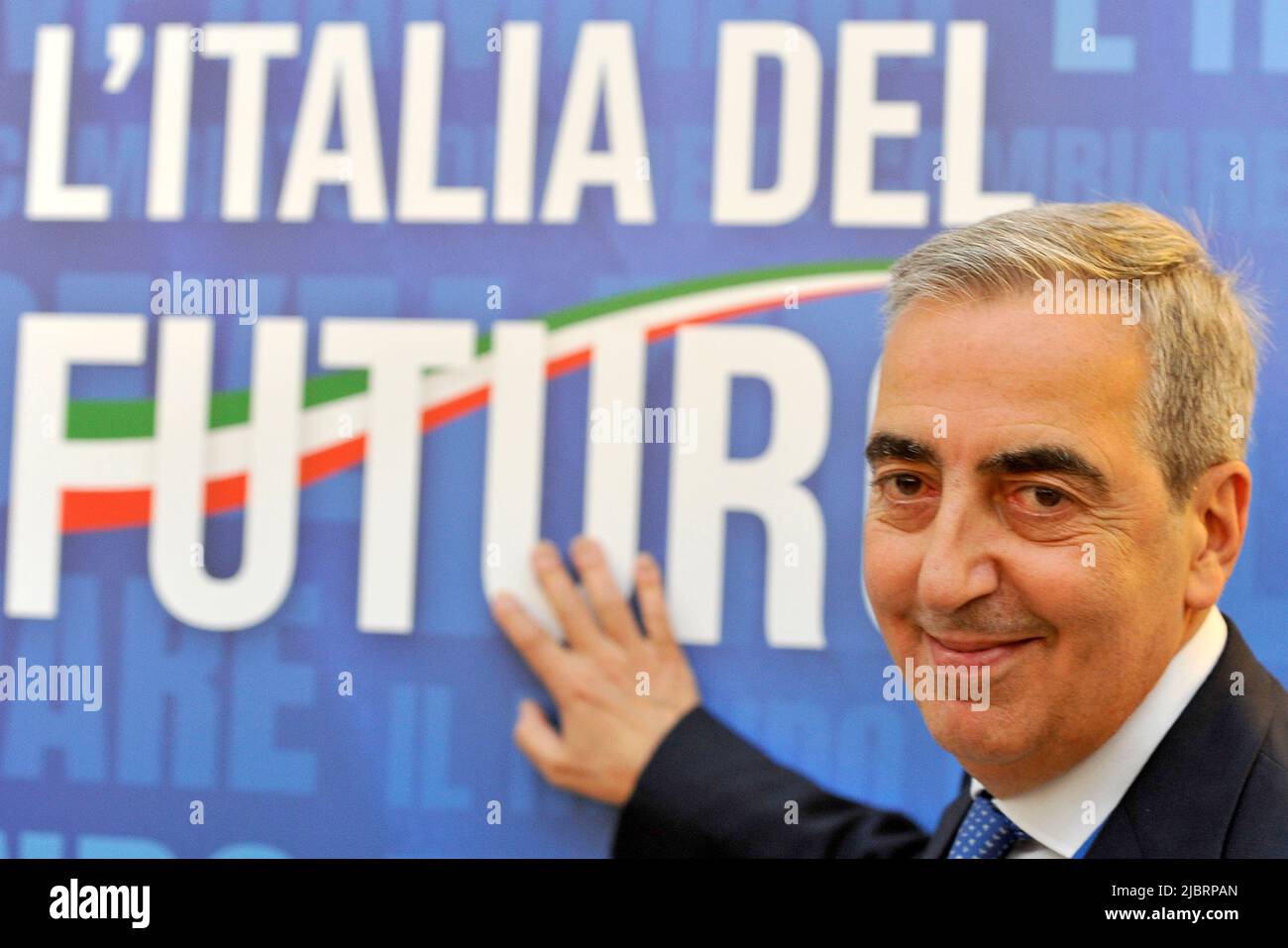 Maurizio Gasparri Senator of Italy, during the Forza Italia party event ...