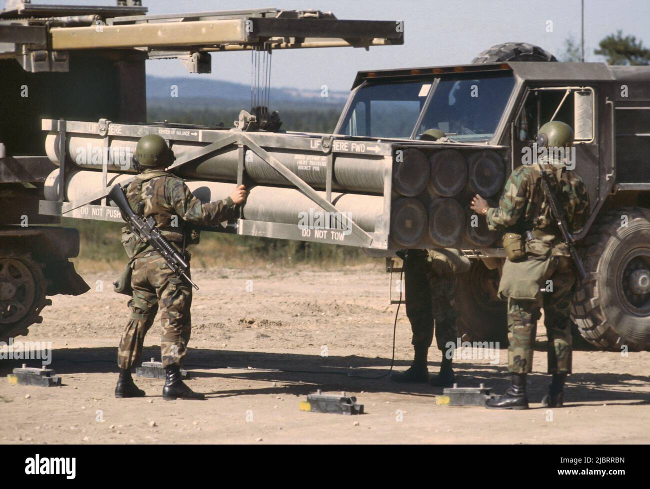 NATO exercises in Germany, US Army M270 self-propelled multiple rocket ...
